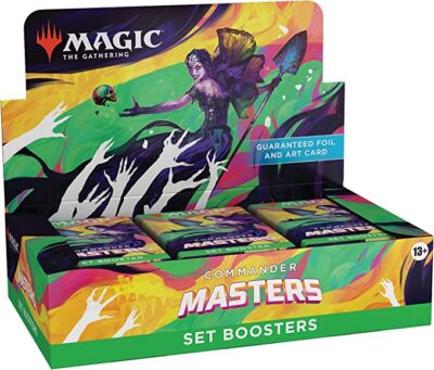 Magic: The Gathering Commander Masters Set Booster Box - 24 Packs (360 ...